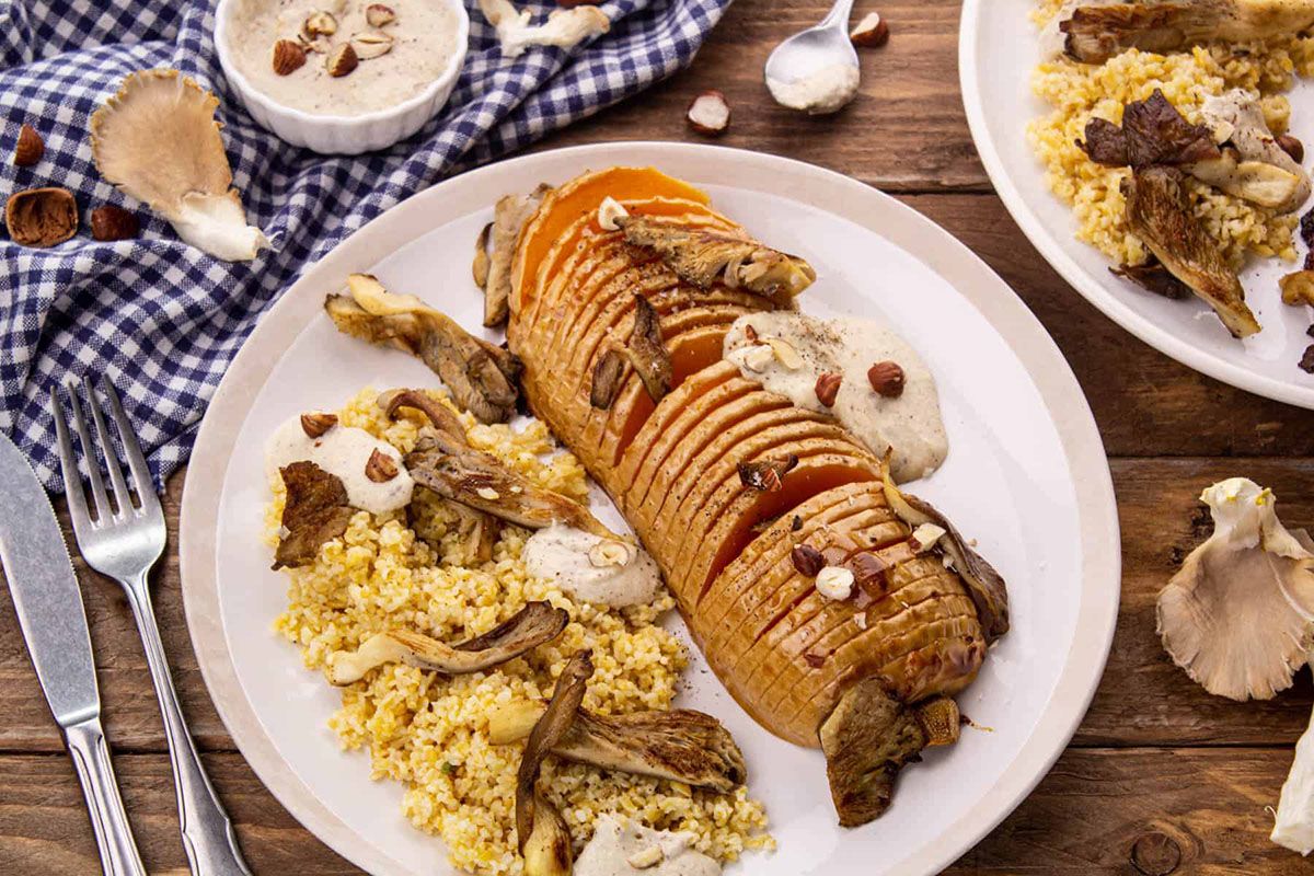 Butternut Rôtie & Sauce Noisette Onctueuse - Recette - Les Commis