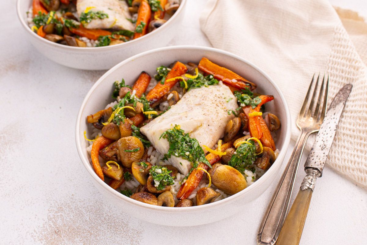 Poisson au Four & Pesto Citronné - Recette - Les Commis