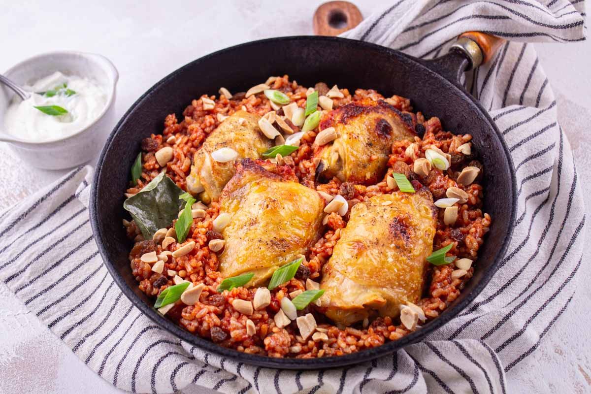 Poulet Biryani Avec Riz Basmati Biryani Au Poulet Indien Express Et