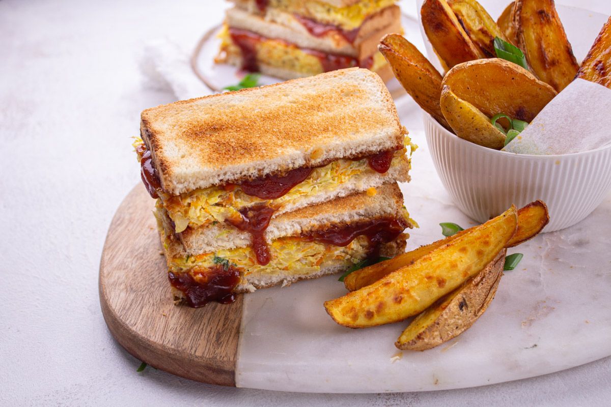 Gilgeori Toast Sandwich Coréen aux Légumes - Recette - Les Commis