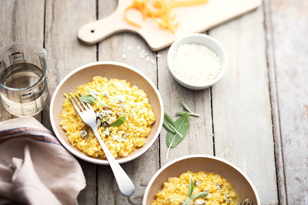 Risotto aux Carottes et Bleu - Recette - Les Commis