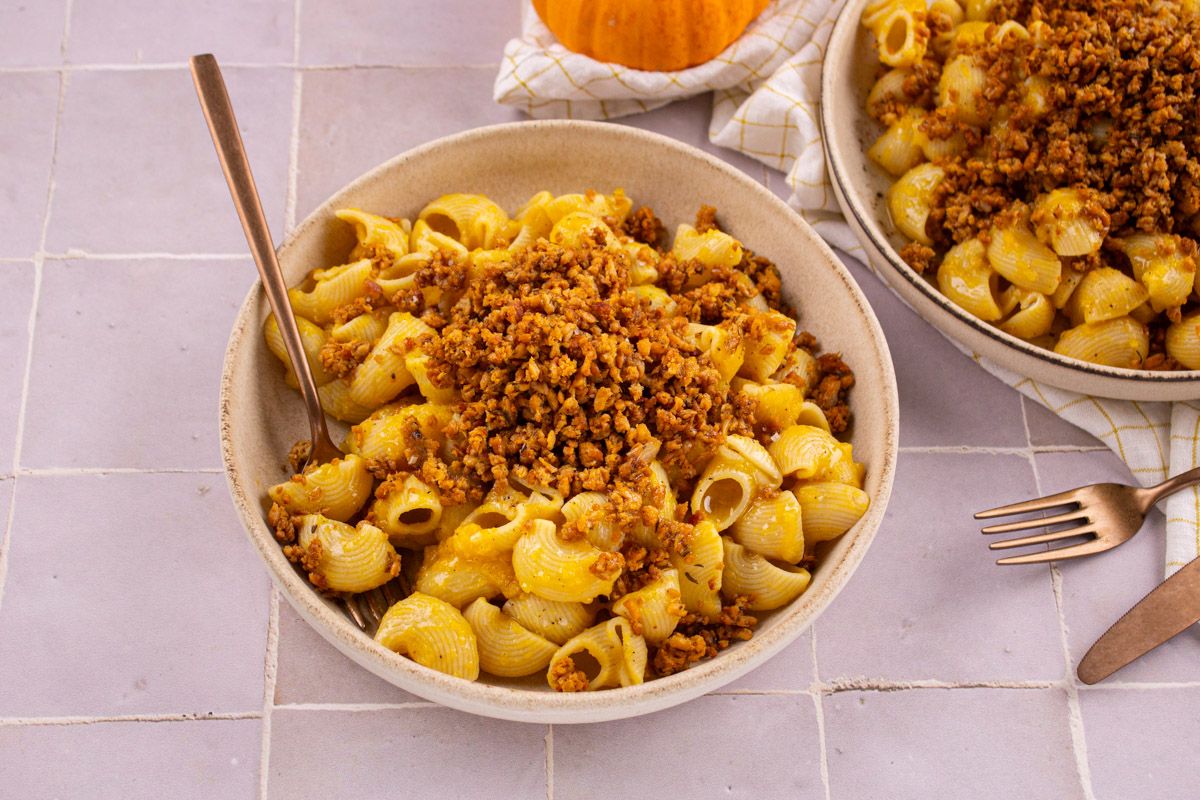Pasta Orange à la Courge Butternut - Recette - Les Commis