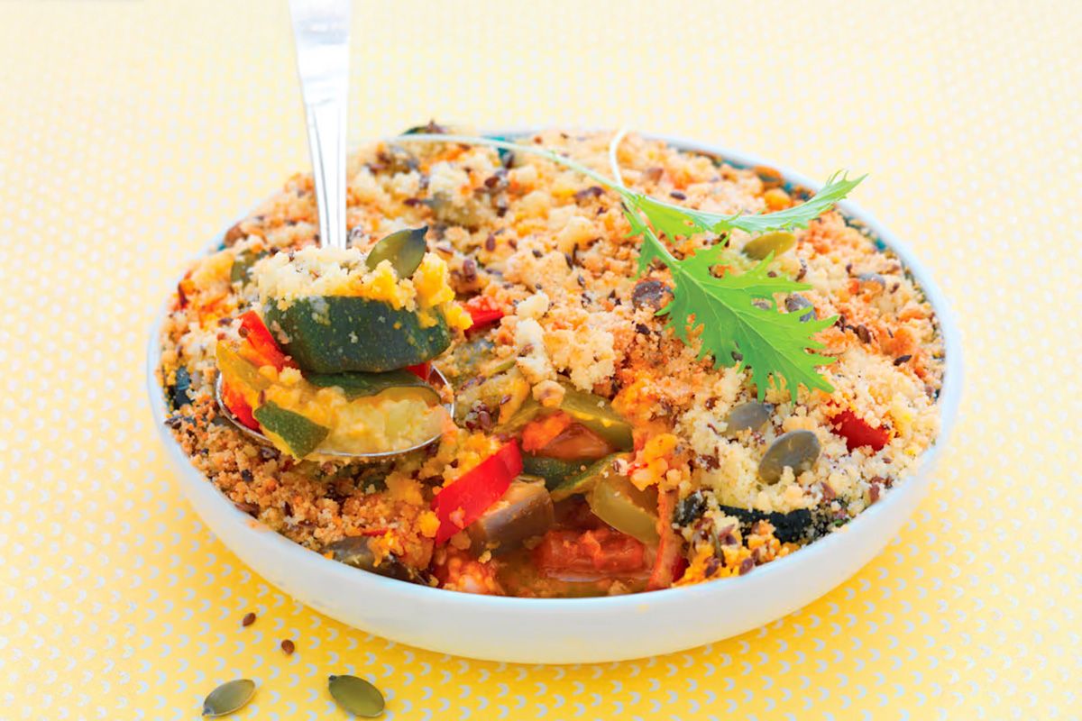 Crumble aux Légumes du Soleil - Recette - Les Commis