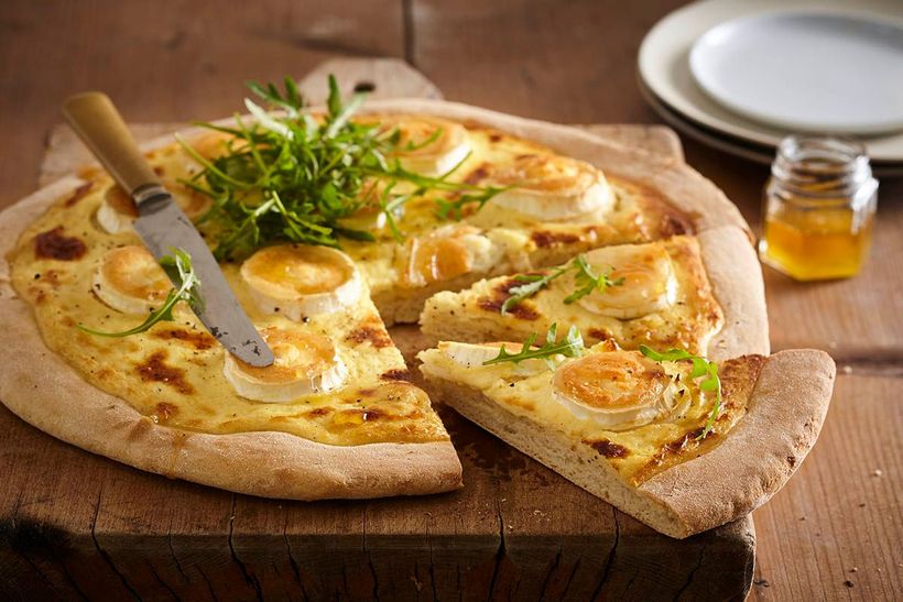 Pizza Chèvre-Miel - Recette - Les Commis